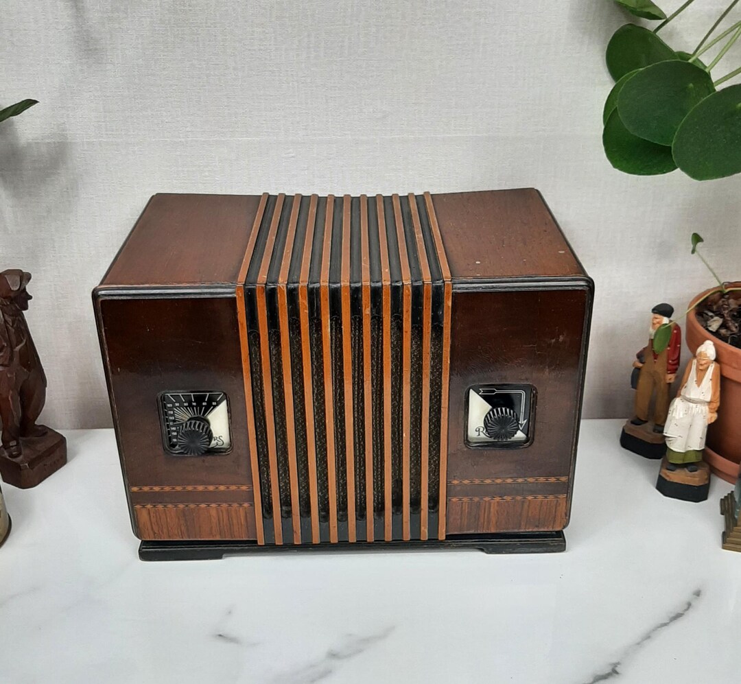 1934 Art Deco Tube Radio - Very Rare! - Etsy
