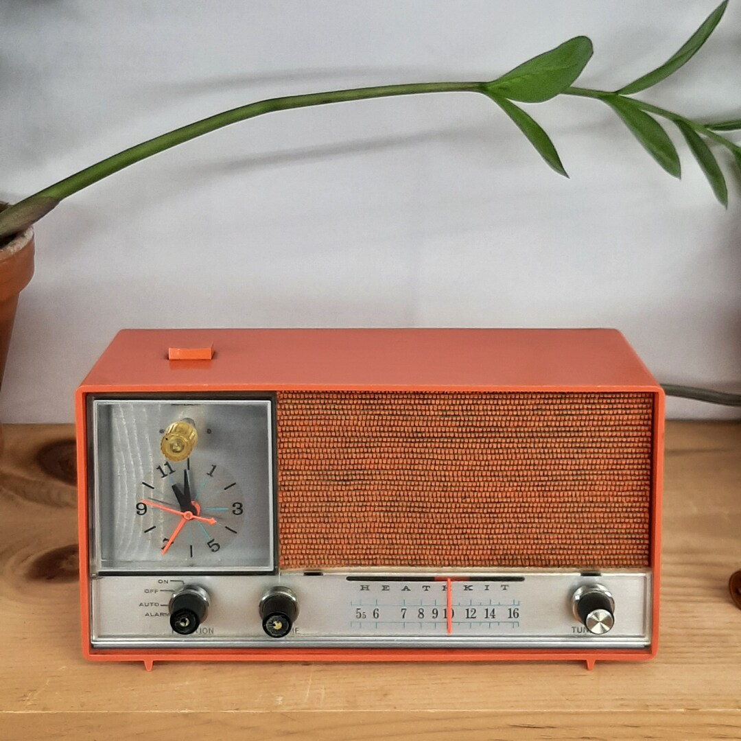 Retro Orange Heathkit 1967 Radio Works - Etsy