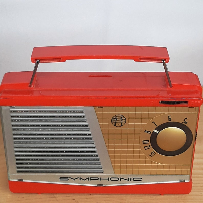 RARE Portable Tube Radio 1957 Symphonic NR-600 - Etsy