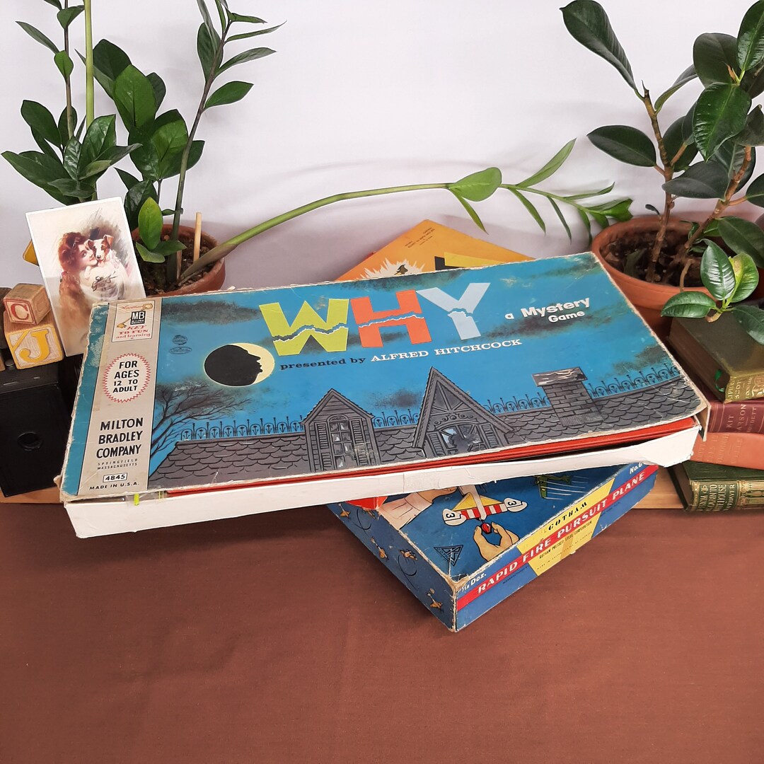 Alfred Hitchcock's why Board Game 1st Version - Etsy