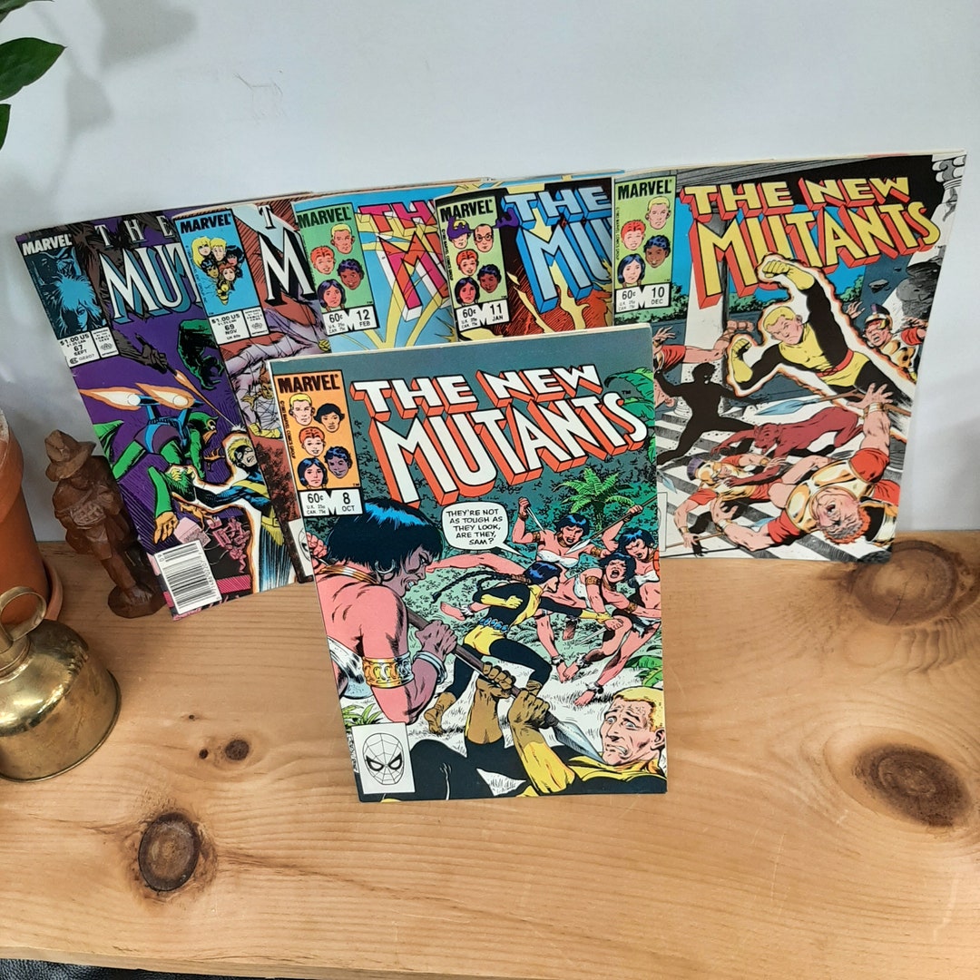 Six Marvel "the New Mutants" Comic Books - Etsy
