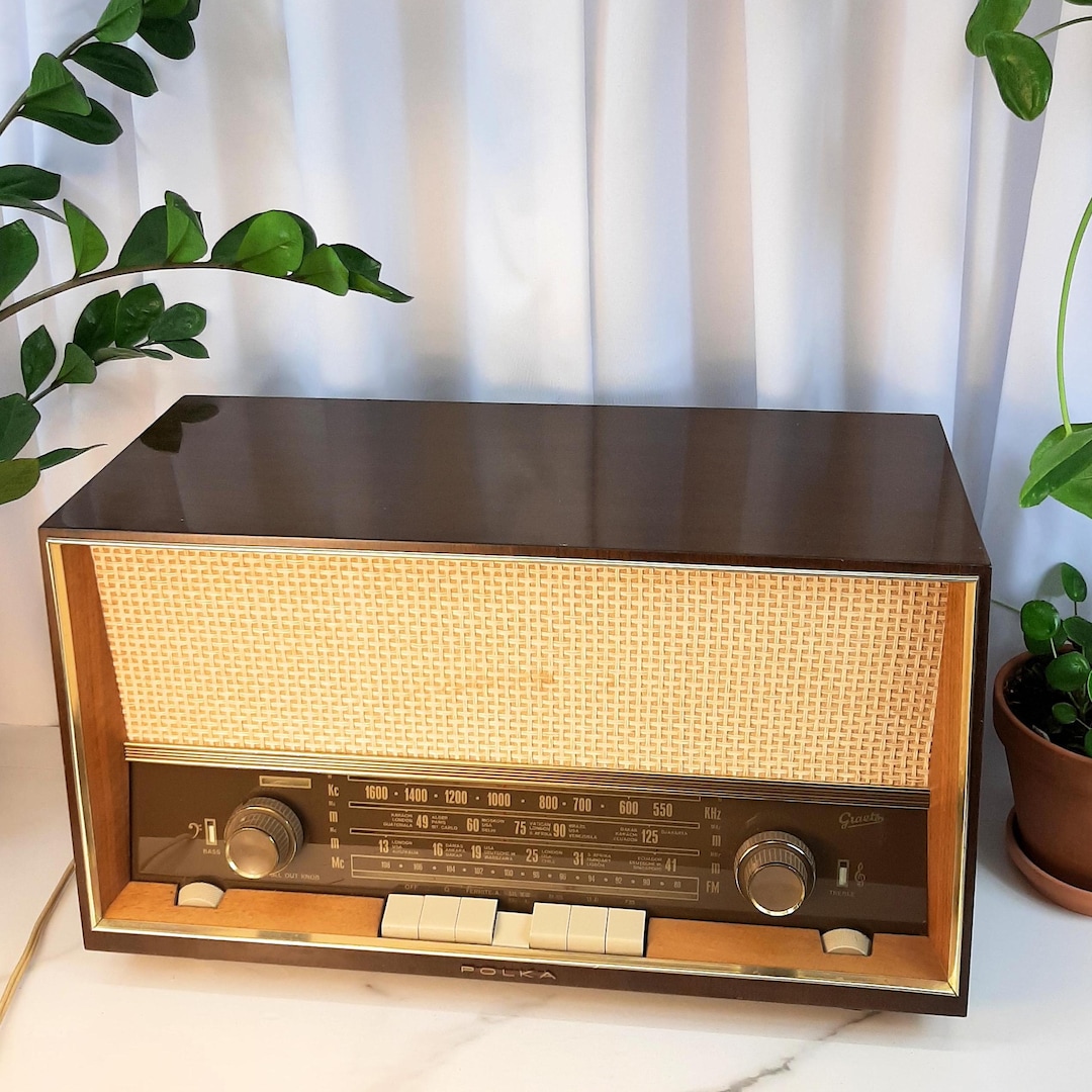 HUGE Graetz Polka Tube and Transistor Radio - Etsy