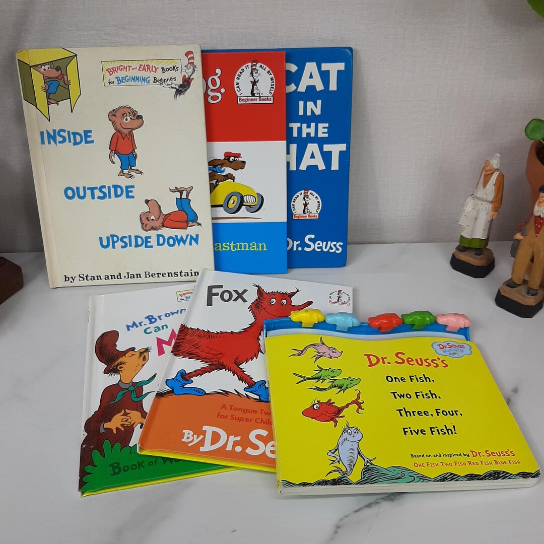 Six Vintage Dr. Seuss Books - Etsy
