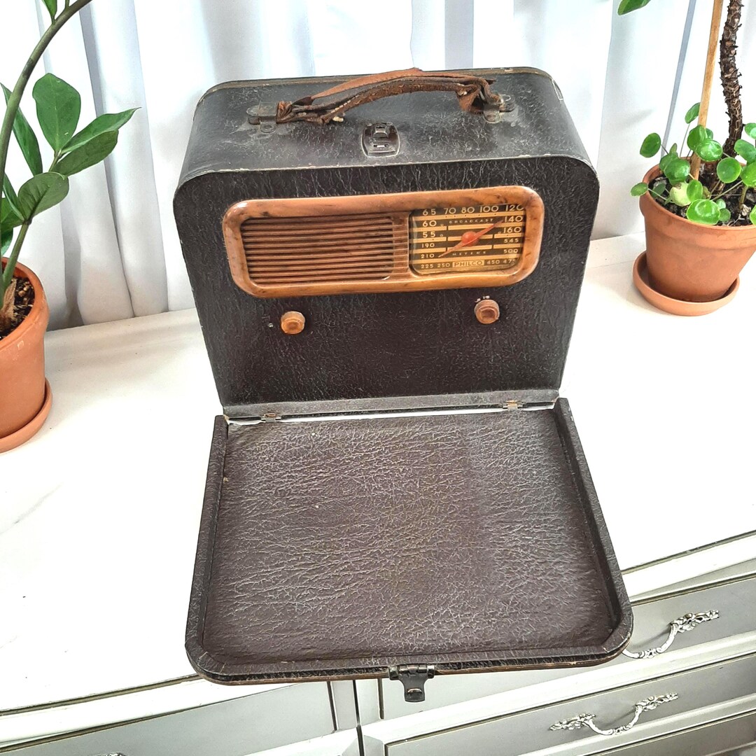 Vintage 1941 Philco Portable Radio VERY RARE! - Etsy