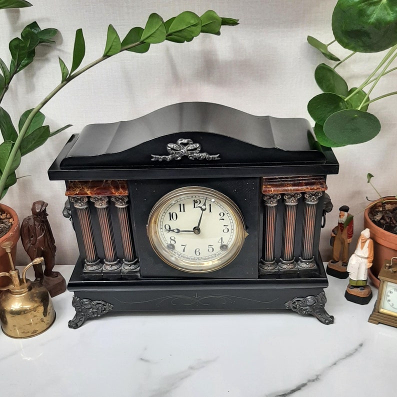 Antique 1911 Sessions Mantel Clock - Etsy