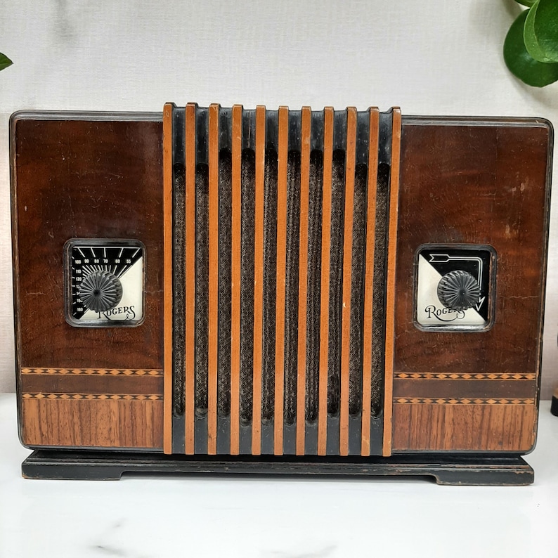 1934 Art Deco Tube Radio Very Rare - Etsy