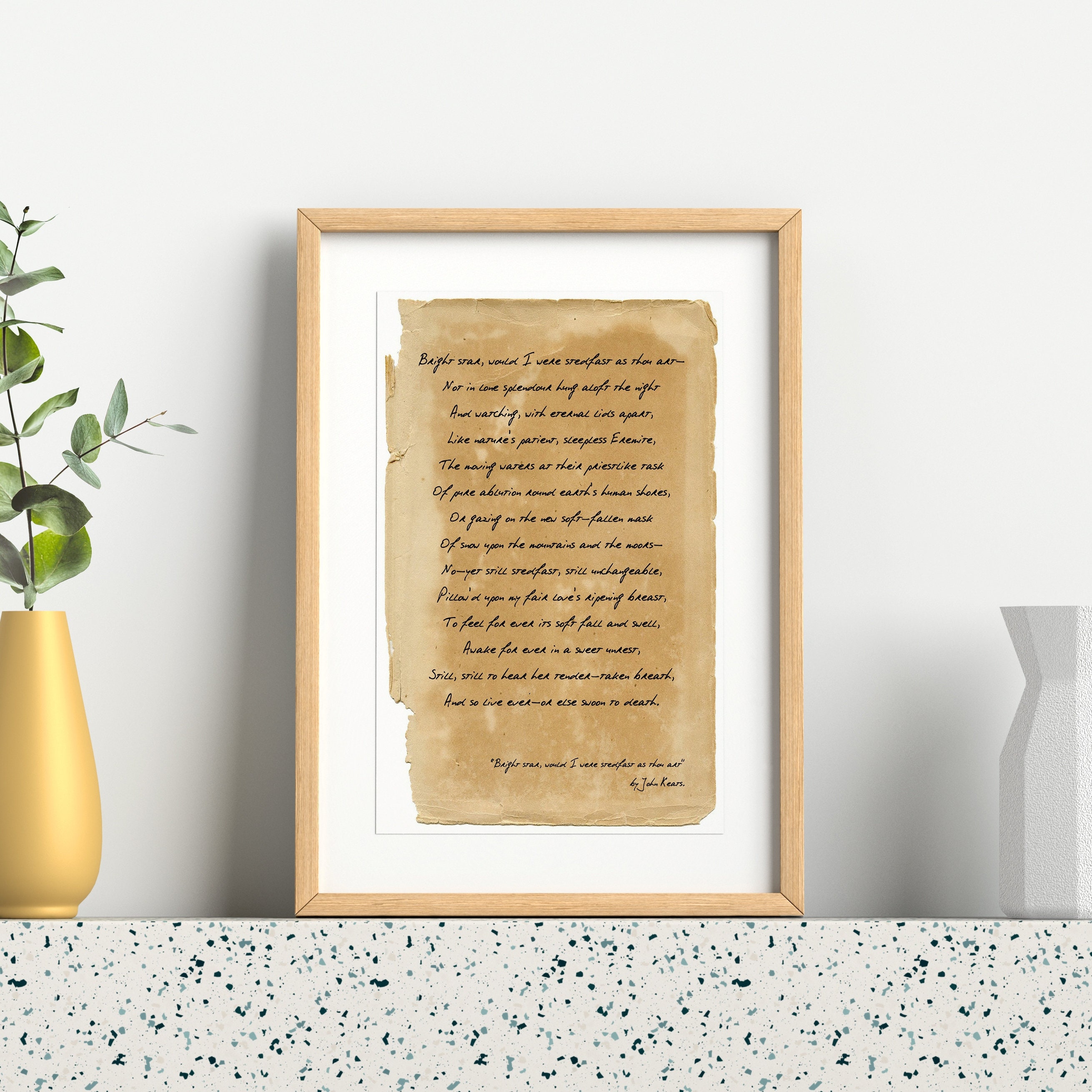 Custom Poetry Print Custom Poetry Poster Poetry Poster Decorative ...
