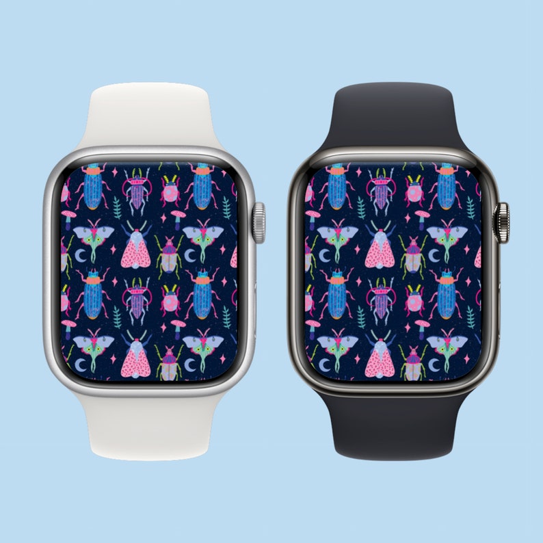 Beetle | Apple Watch Wallpaper | Watch Face | Original Design - Etsy