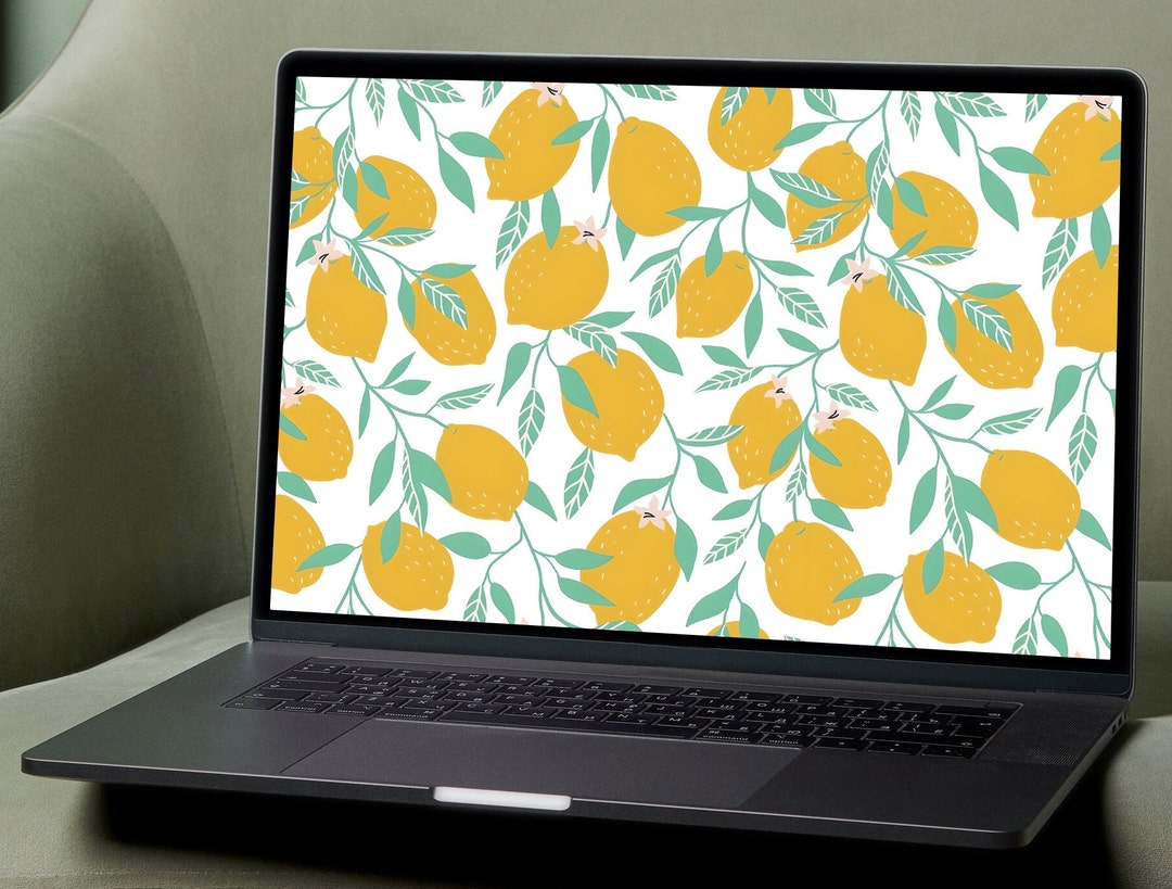 Desktop Wallpaper | Original Design | Lemon Illutration - Etsy