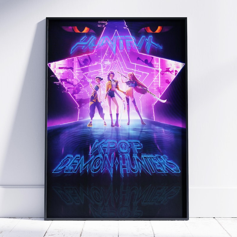 Poster kpop demon hunter - Etsy France