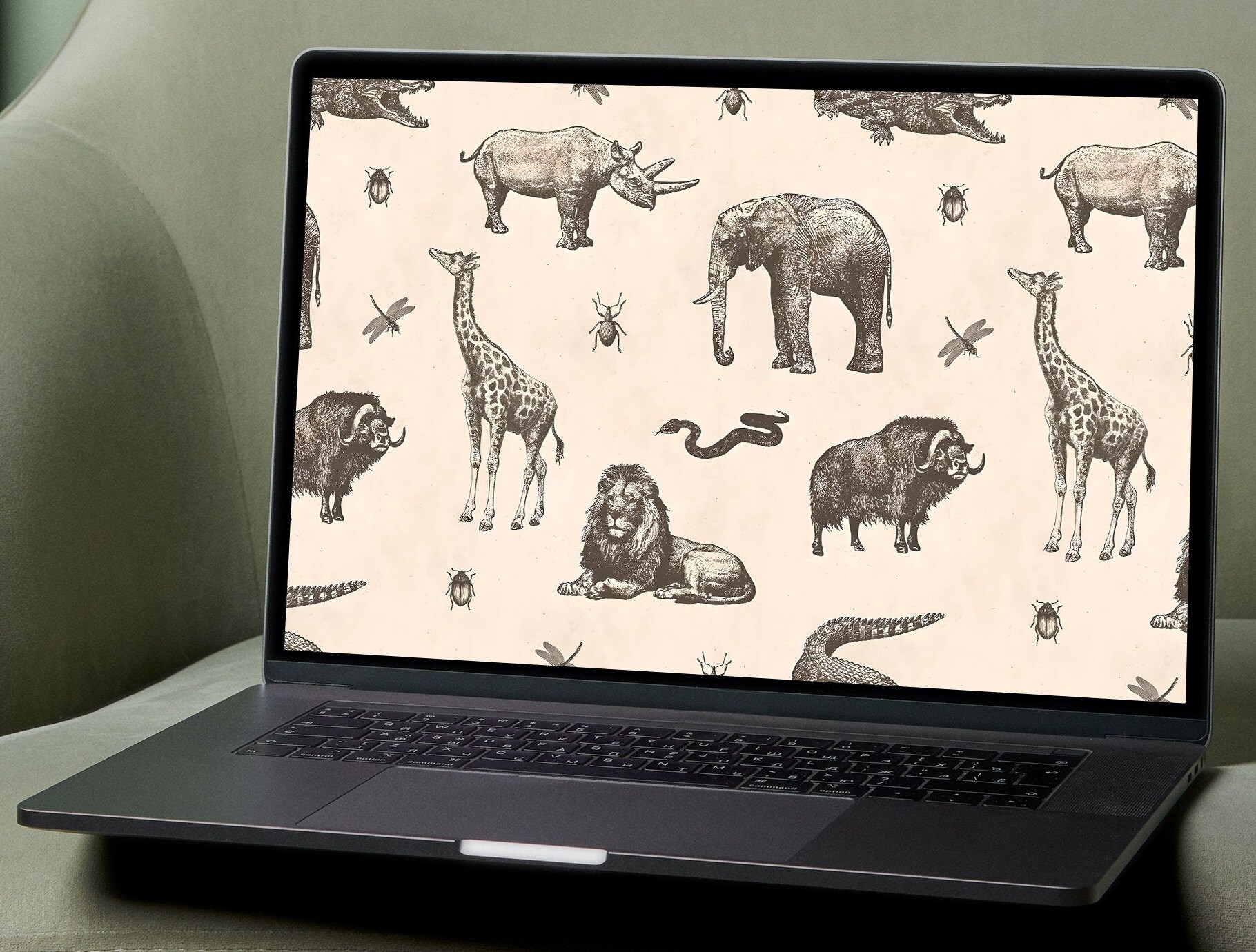 Desktop Wallpaper | Original Design | Mufasa Illutration - Etsy