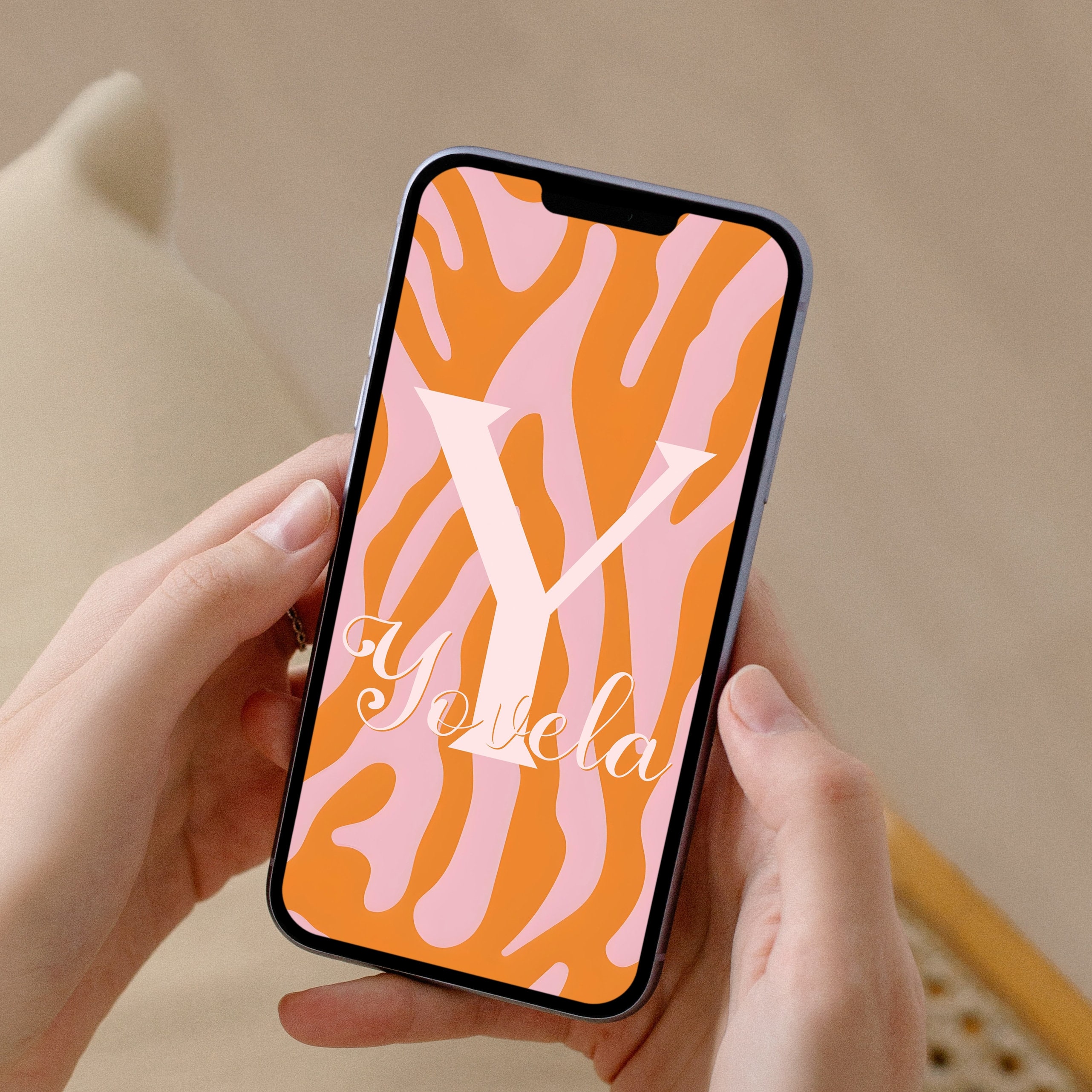 Custom iPhone Wallpaper | PERSONALIZED | Original Design | Vibration ...