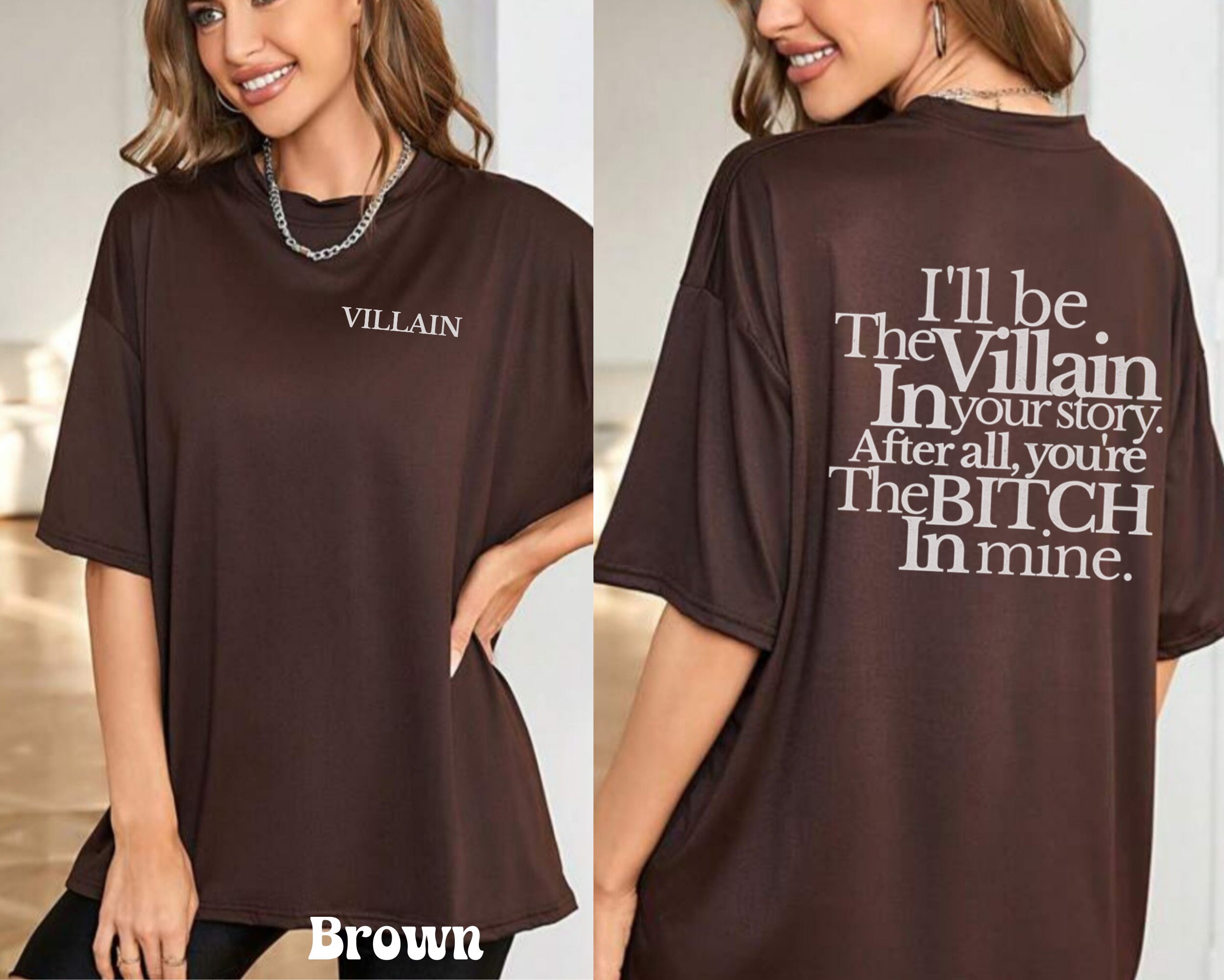 Villain Era Tshirt, I'll Be the Villain in Your Story T-shirt, Funny ...