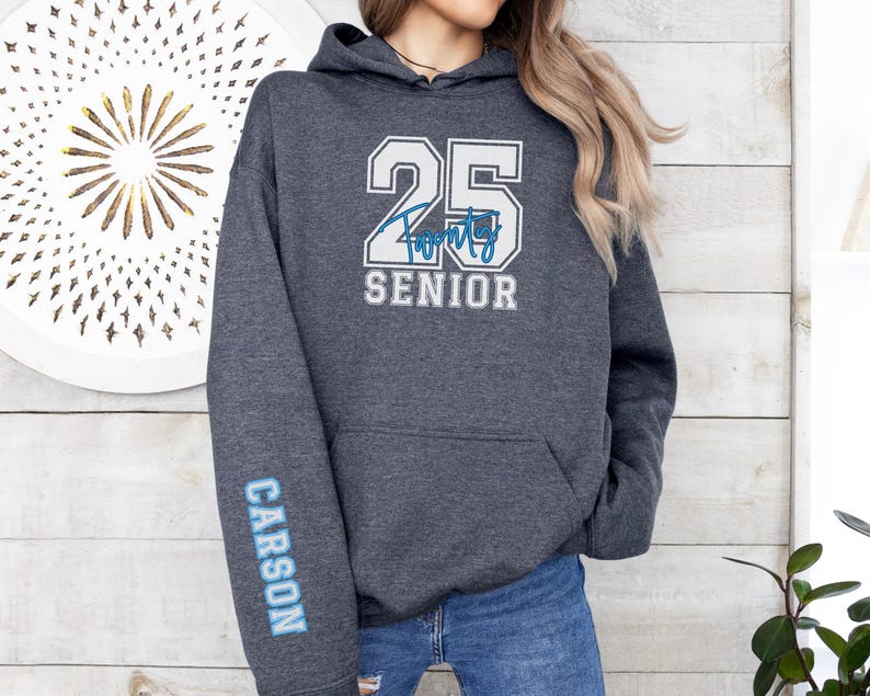 Personalized Senior Hoodie, Class of 2025, Custom Grad Gift, Class of ...