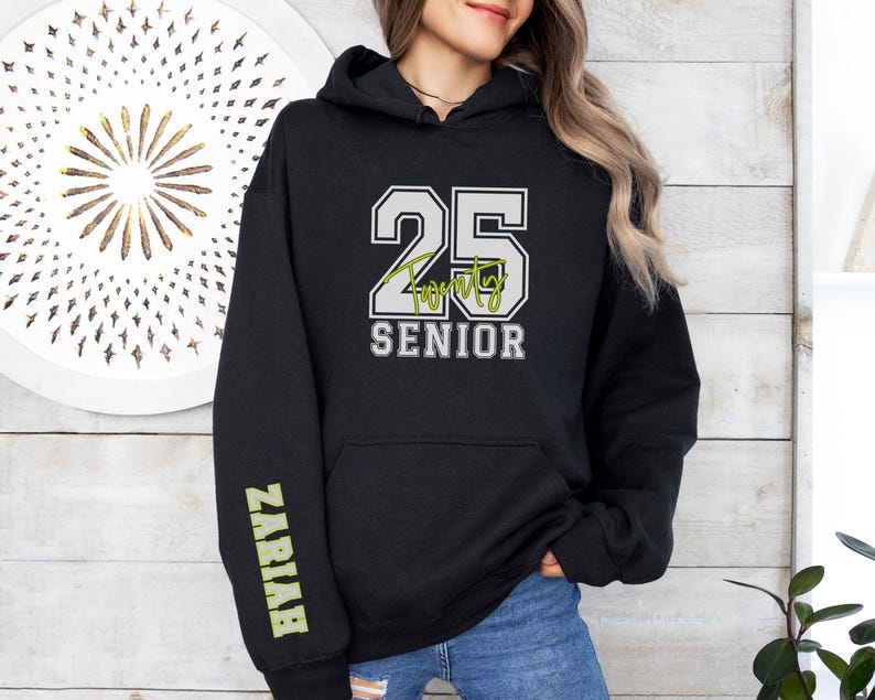 Personalized Senior Hoodie, Class of 2025, Custom Grad Gift, Class of ...