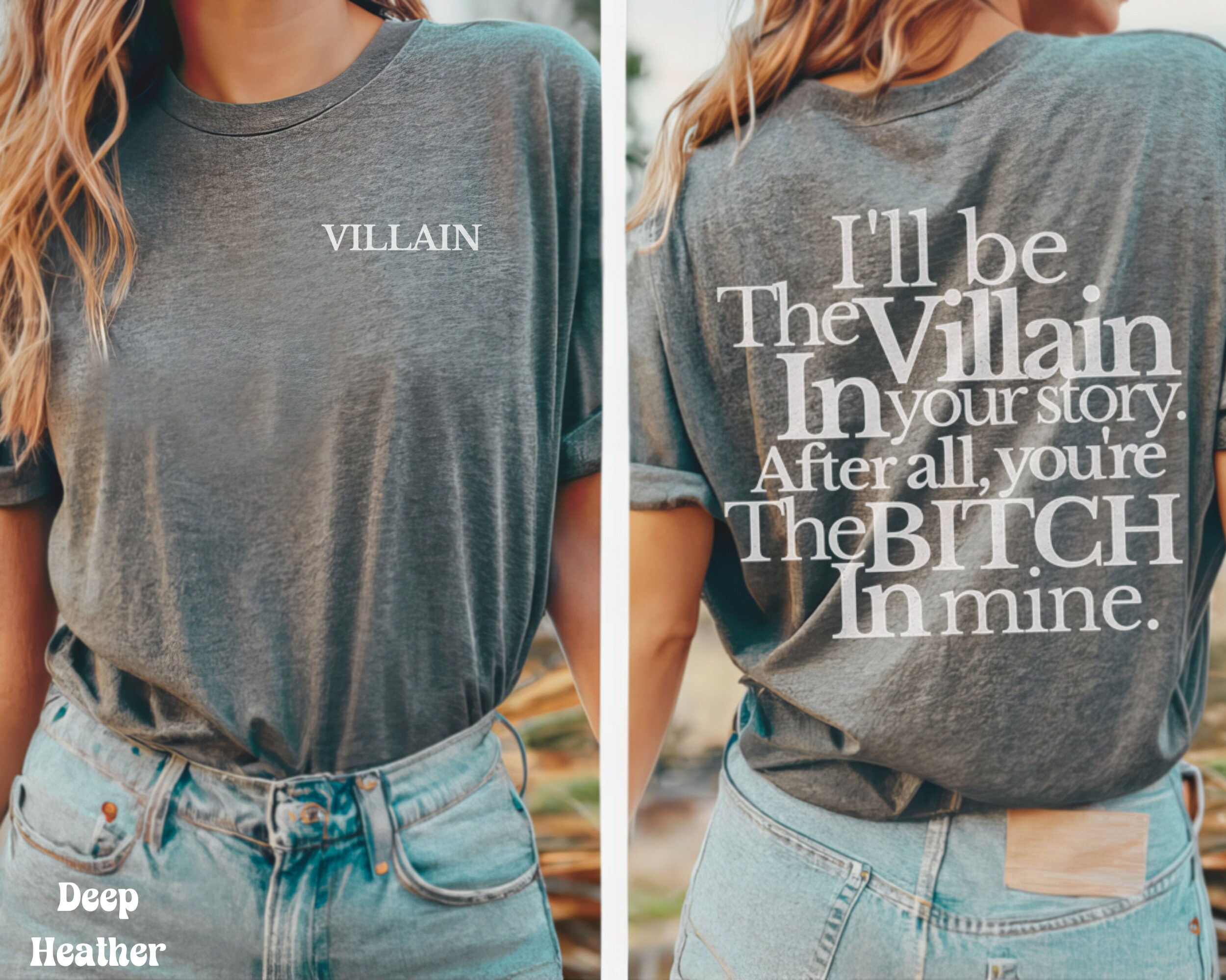 Villain Era Tshirt, I'll Be the Villain in Your Story T-shirt, Funny ...