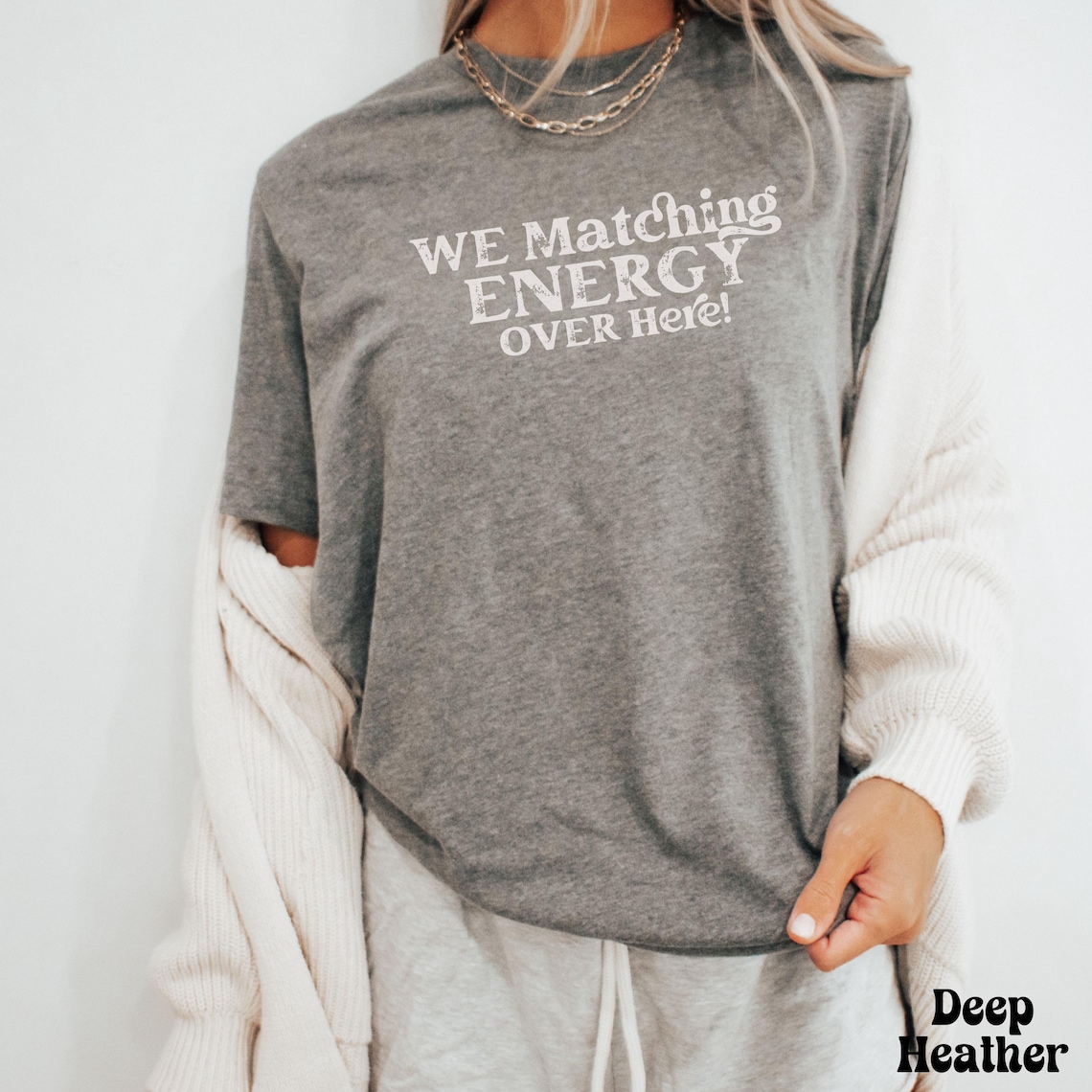 We Matching Energy Over Here Tshirt, Funny Sassy Shirt, Gift for Her ...