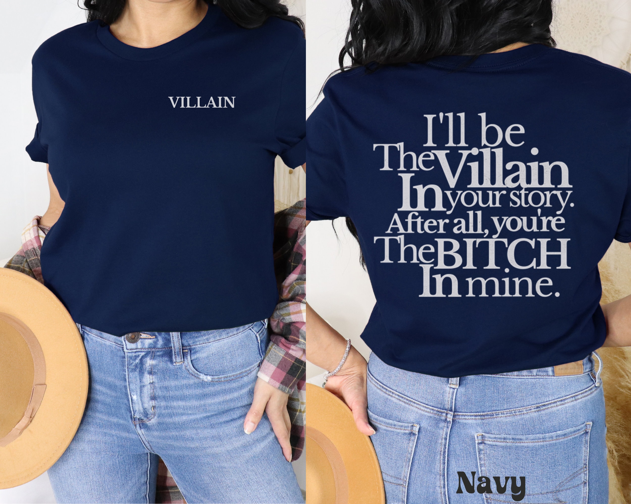 Villain Era Tshirt, I'll Be the Villain in Your Story T-shirt, Funny ...