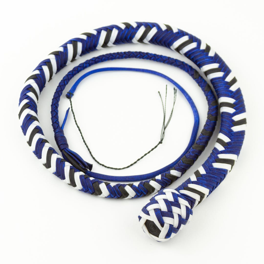 16 Plait 3ft Blue "kingsnake" Nylon Snake Whip - Etsy