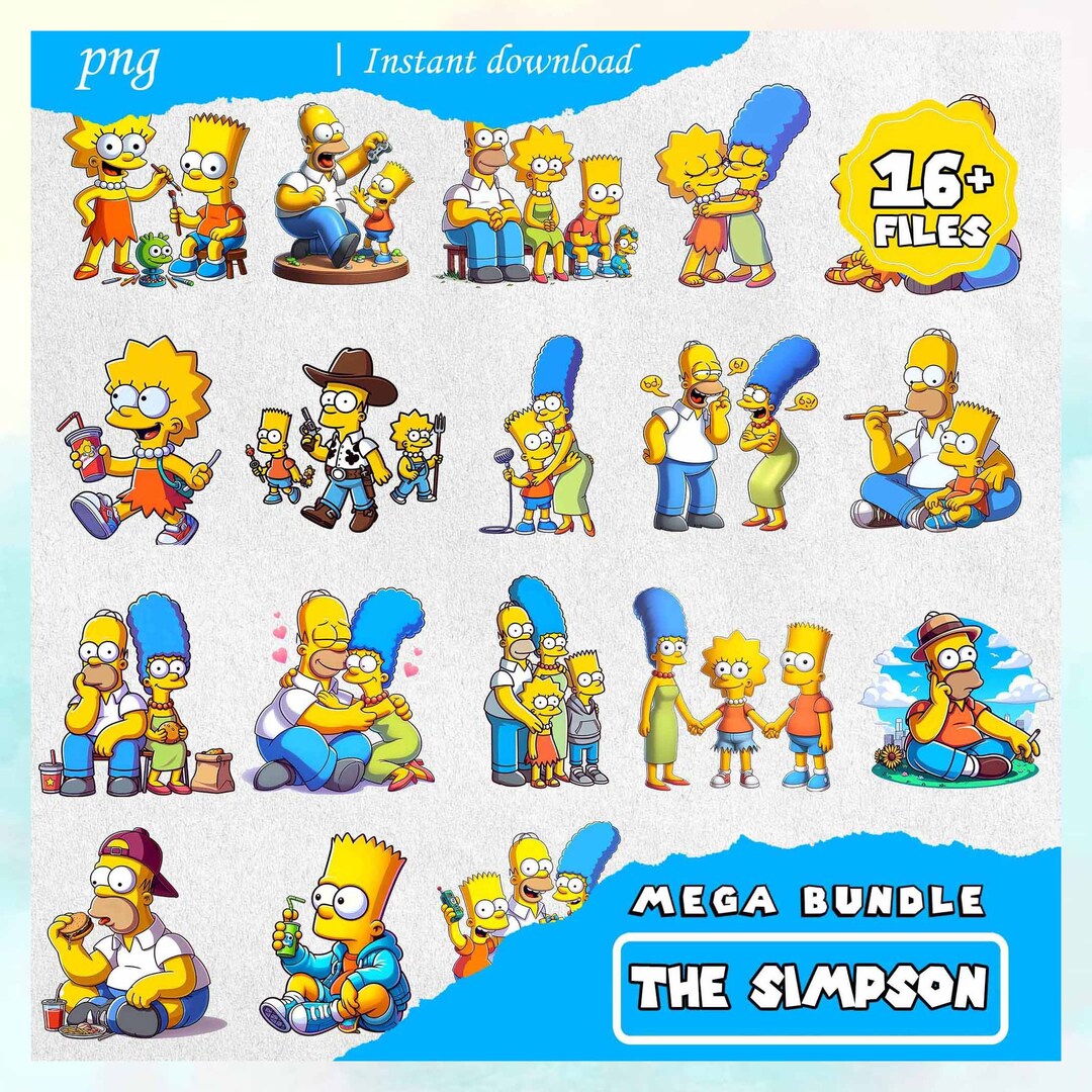 High Quality Simpsons Bundle Svg, Simpsons Svg Cut Files for Cricut ...