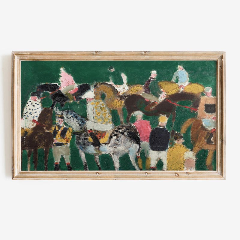 Oil Painting Frame Horse - Etsy