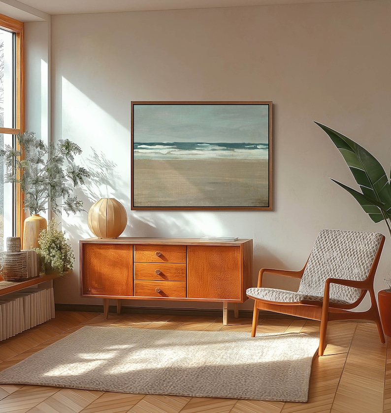 Antique Seascape Painting: the Angry Sea - Whistler Print (digital ...