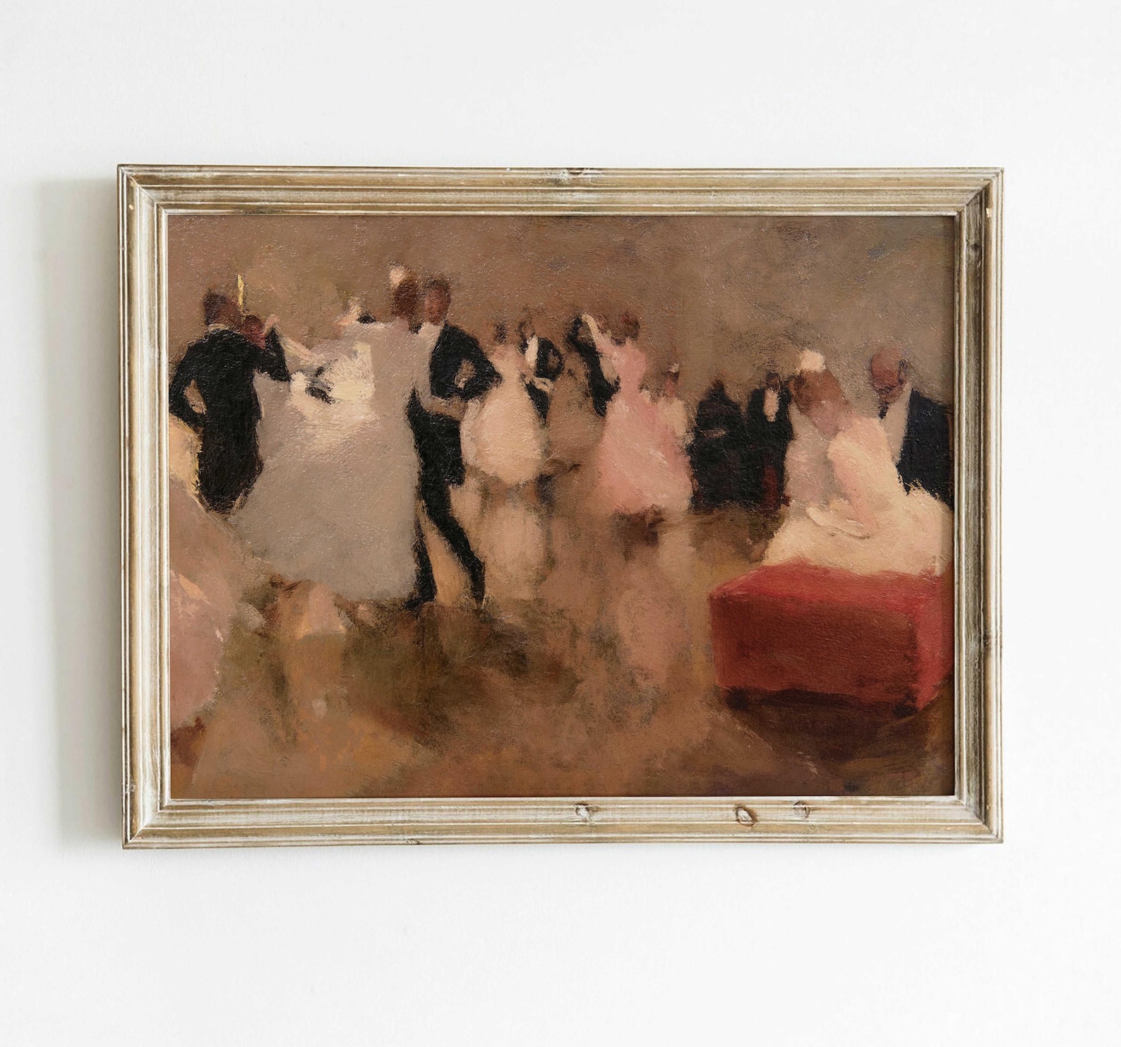 PRINTABLE Ballroom Dance Wall Art | Vintage Romantic Impressionist Oil ...