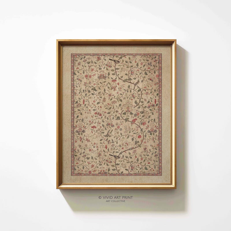 Antique Tapestry Birds - Etsy