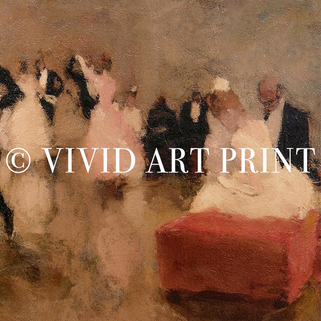 PRINTABLE Ballroom Dance Wall Art | Vintage Romantic Impressionist Oil ...
