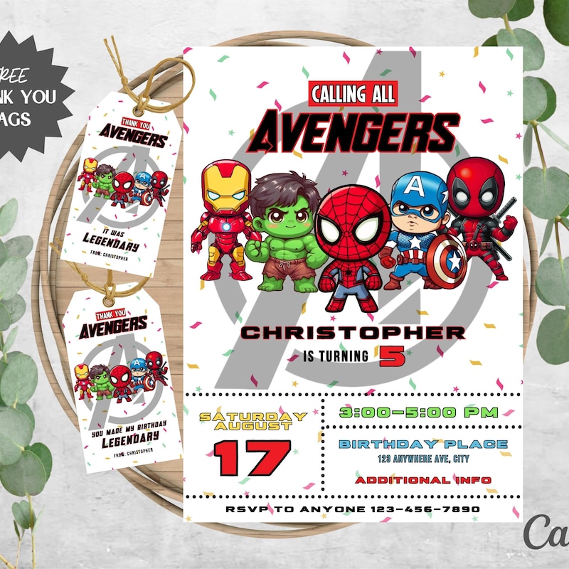 Ironman Baby Invitation - Etsy