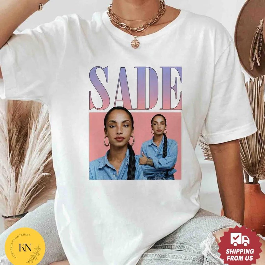 Retro Sade Shirt, Sade Adu Shirt, Love Deluxe Album Tee, 90s Music Tee, Sade Merch, Sade Graphic ...