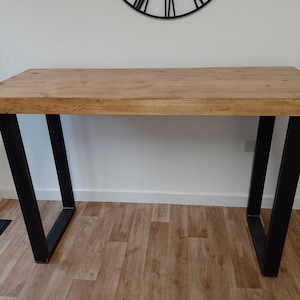 Chunky, Rustic and Industrial Breakfast Bar. - Etsy UK
