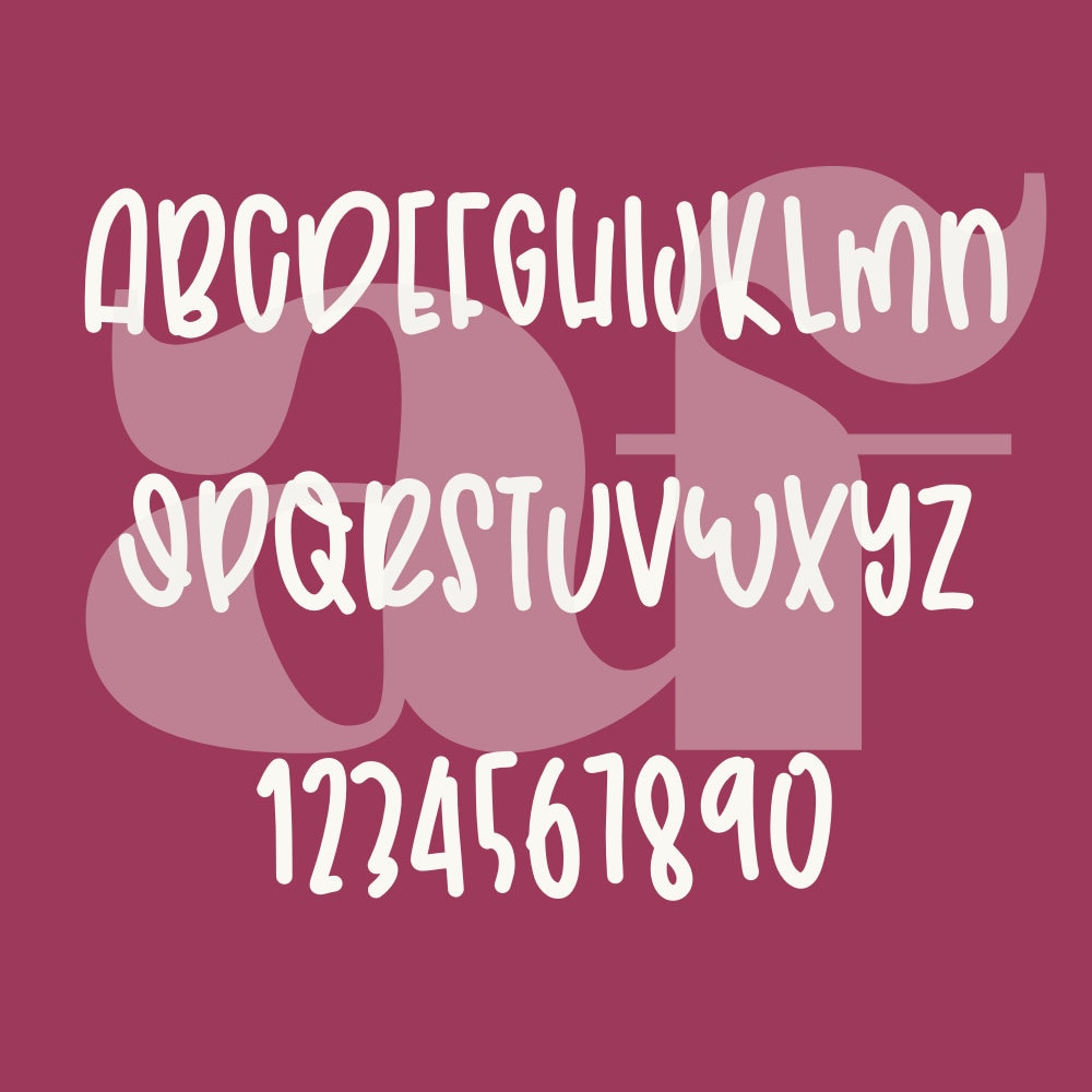 TULIP Font Handwritten Font, Bold Fonts, Cricut Fonts, Laser Cut Fonts ...