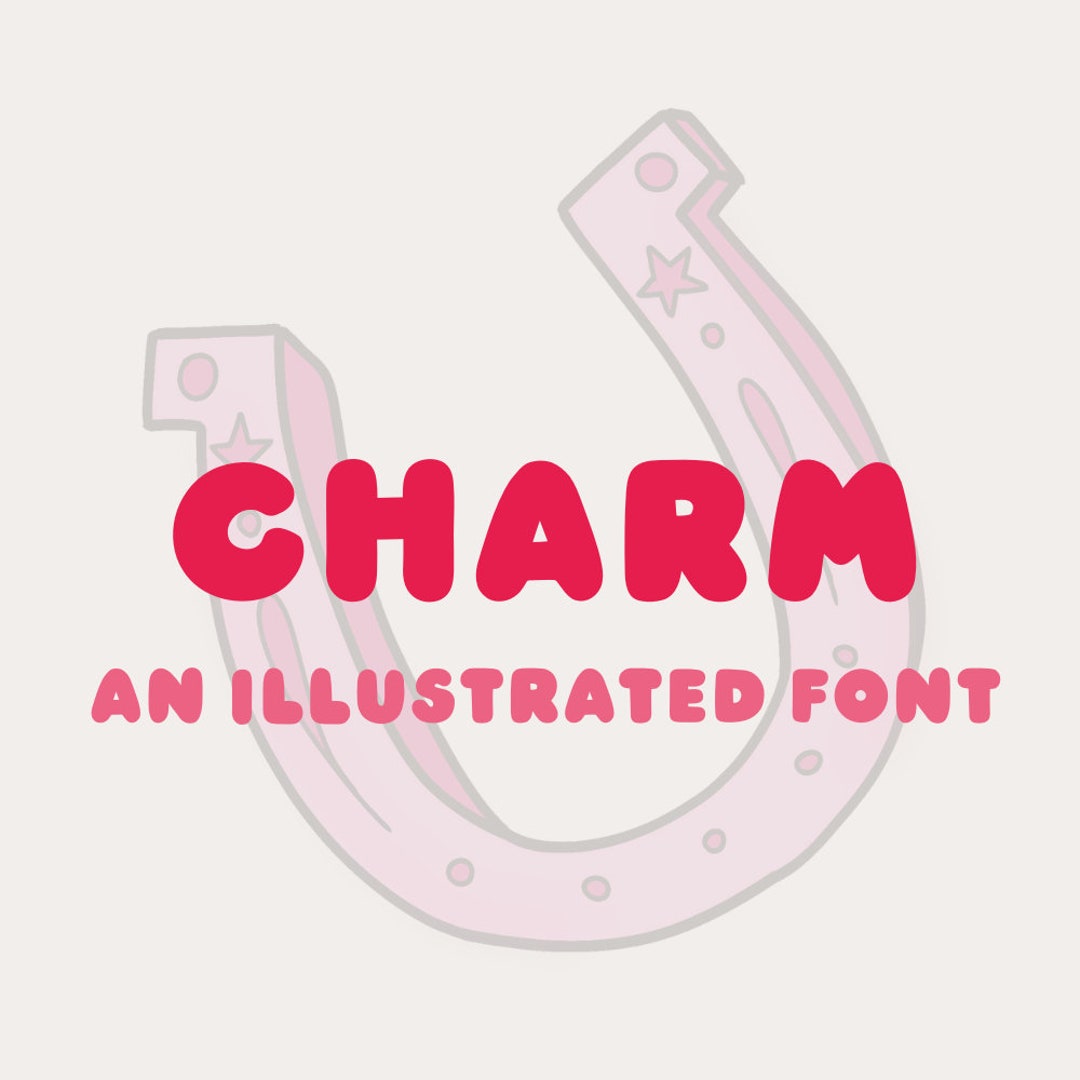 CHARM Font - Handwritten Font, Bold Fonts, Cricut Fonts, Laser Cut ...