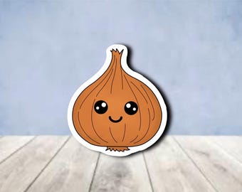 Yellow Onion Sticker - Etsy