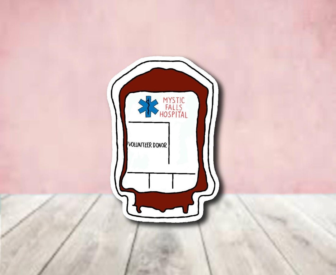 Blood Bag - Vampire Diaries Sticker - Etsy