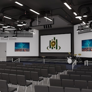 Tailored Church Interior Design | Sanctuary & Community Space Layouts ...