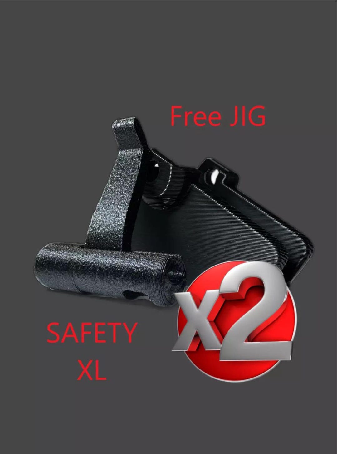 2pc SS XL. EXTENDED Active Safety - Carbon Fiber Nylon - Single Mode ...