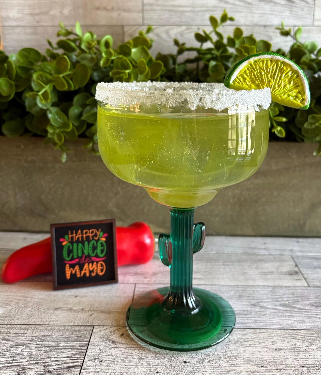 Fake Margaritas | Cinco De Mayo Decor | Fiesta Decor | Fake Drinks ...
