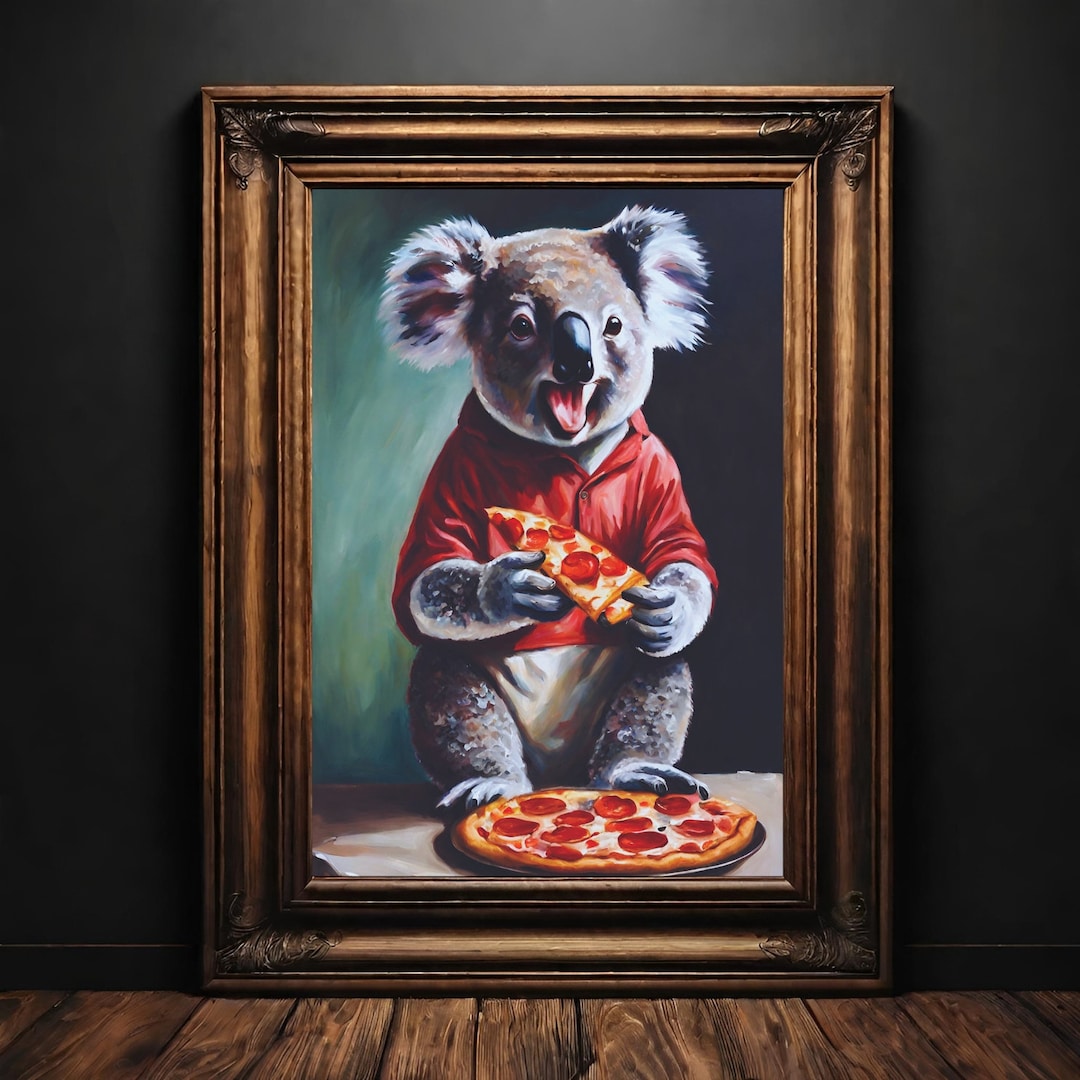 Go Koala Pepperoni Pizza, Animals and Pizza, Pizza Lovers, Foodies ...