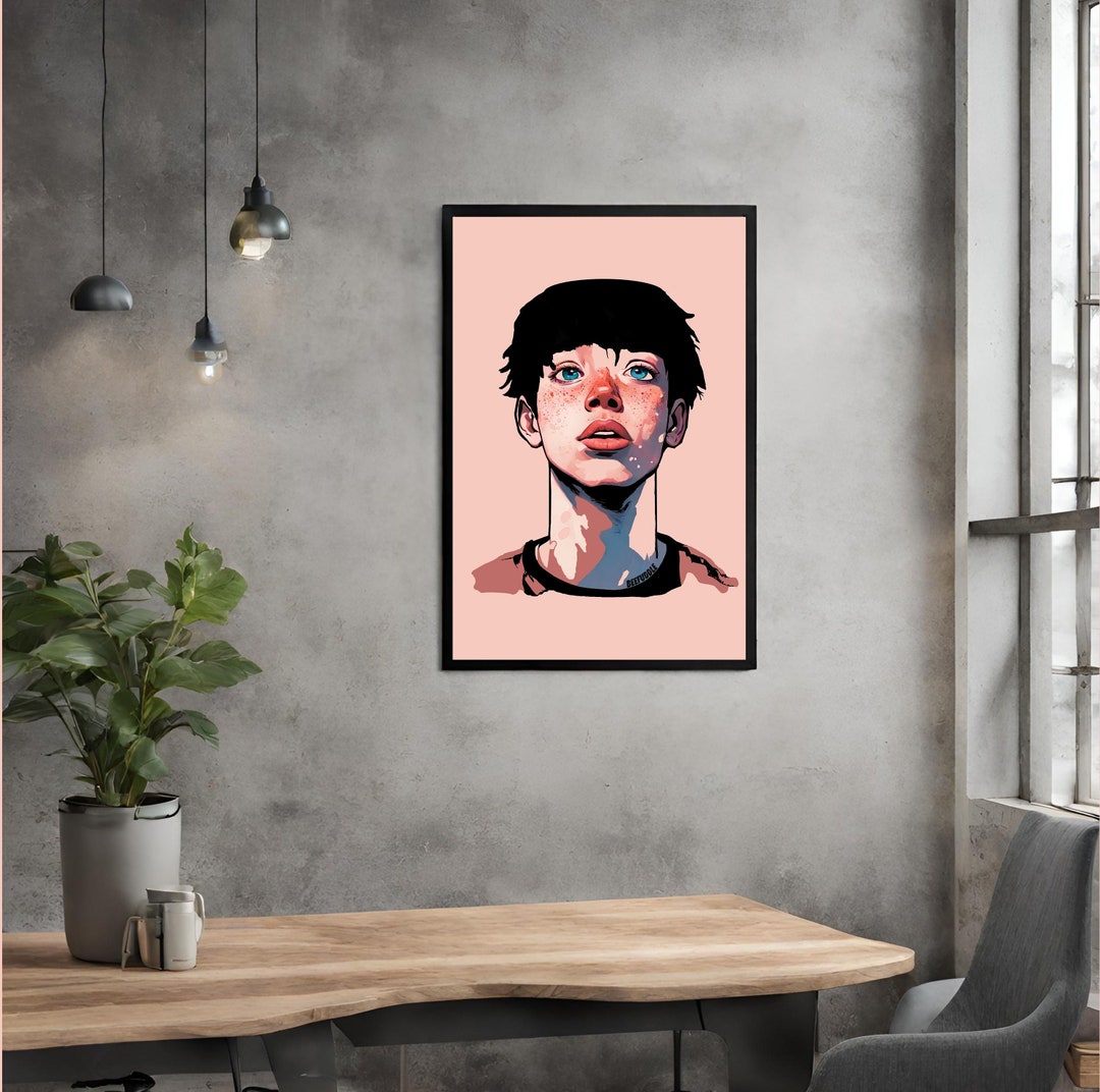 Ecstasy Portrait, Graphic Art, Wall Art, Home Decor, Digital Print ...