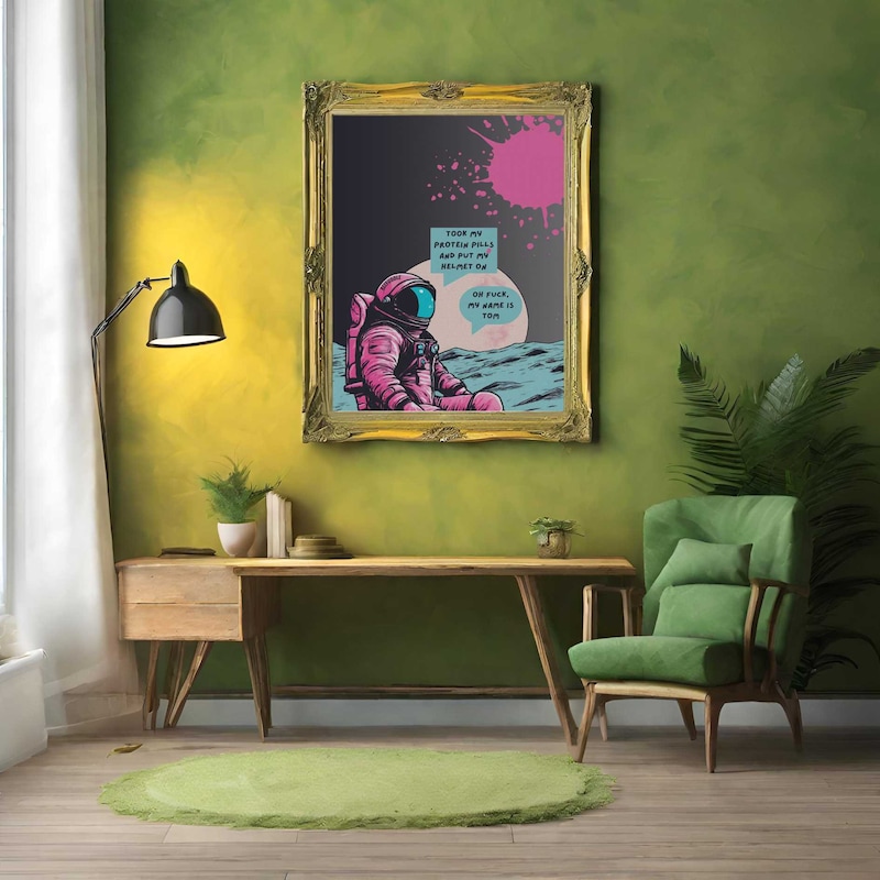 Space Oddity Poster - Etsy