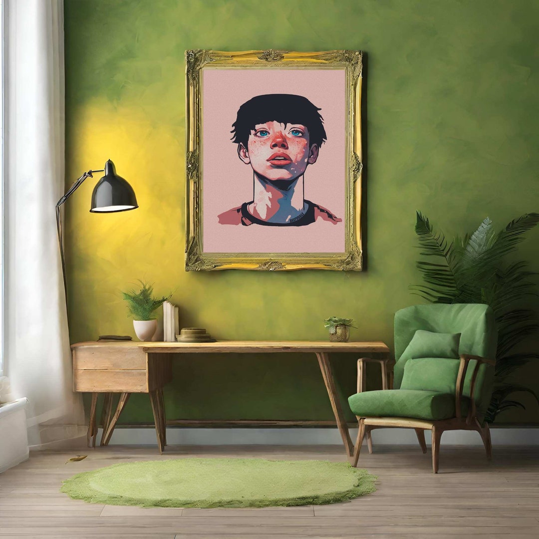 Ecstasy | Portrait, Graphic Art, Wall Art, Home Decor, Digital Print ...