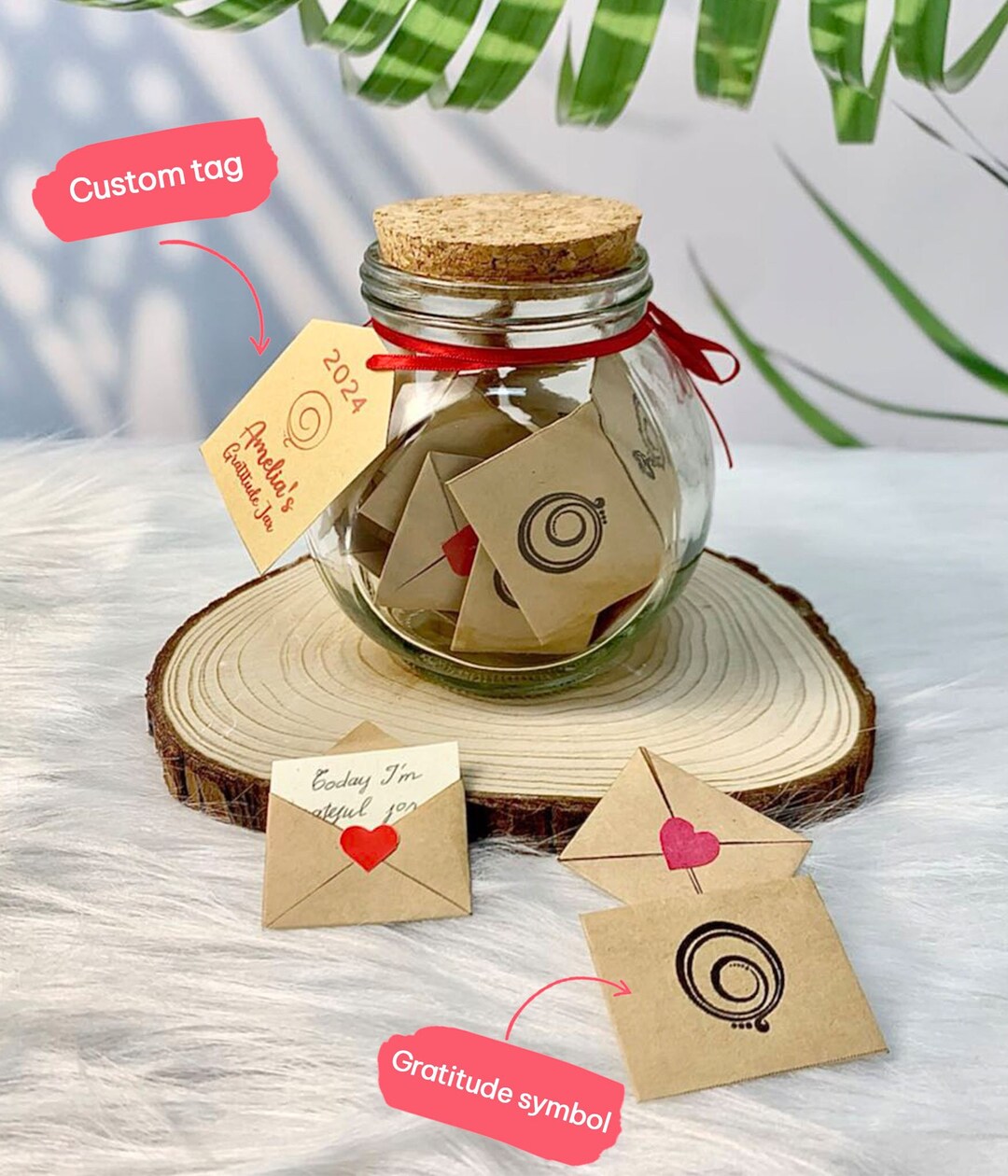 Personalized Gratitude Jar, Grateful Jar, Gratitude Kit, Gratitude ...