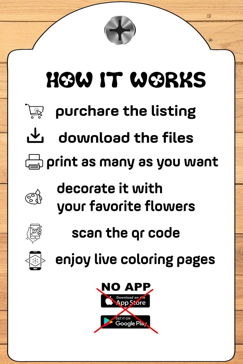 Augmented Reality Coloring Page: Fish - Etsy