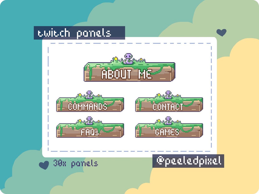 Snake Twitch Panels for Streamers - Instant Download/ready to Use PNG ...