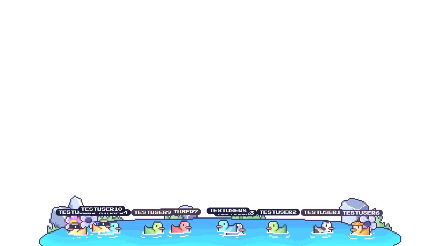 Swimming Duck Pond Audience Widget | Interactive Widget for Twitch ...