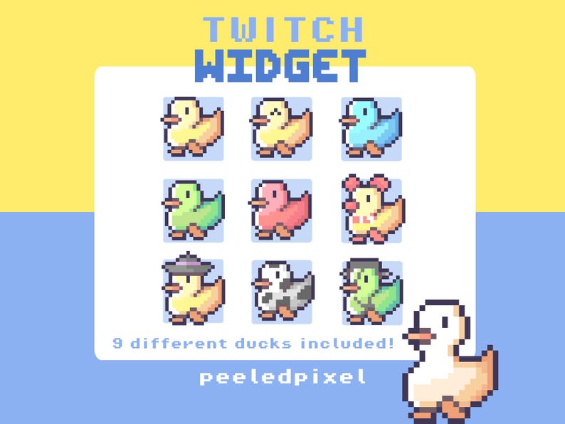 Animated Duck, Duck, Goose Widget | Interactive Widget for Twitch ...