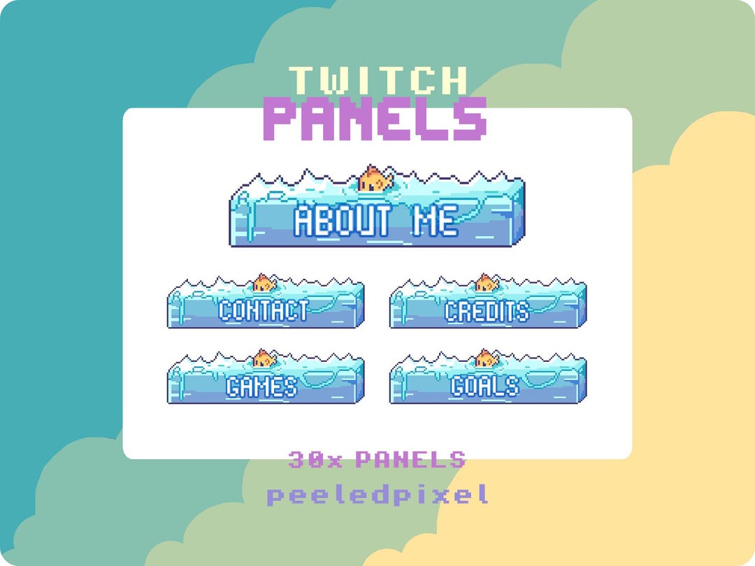 Fish Twitch Panels for Streamers - Instant Download/ready to Use PNG ...
