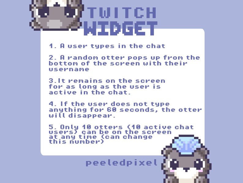 Otter Audience Widget | Interactive Widget for Twitch | Streamelements ...